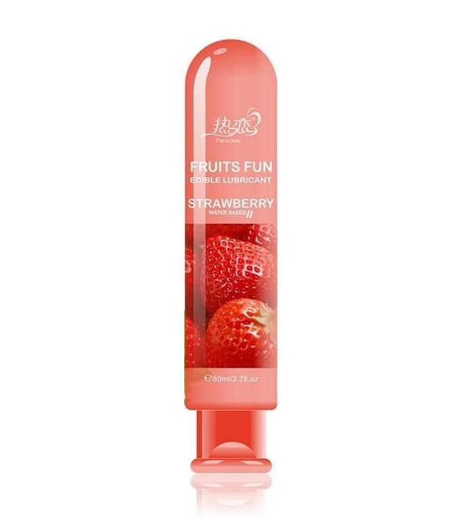 Fruits Fun Oral Edible Strawberry Lubricant for Men & Women | Water ...