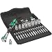 Wera 8100 SA 6 Zyklop Speed Ratchet Set, 1/4" drive, metric, Silver, 28 ...
