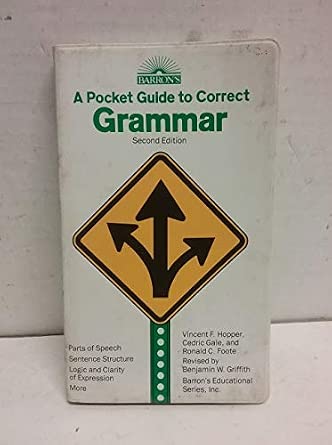 A Pocket Guide to Correct Grammar (Barron's Educational Series ...