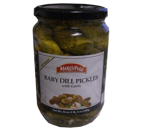 Amazon.com : Baby Dill Pickles (marco polo) 19oz : Gherkins : Grocery ...