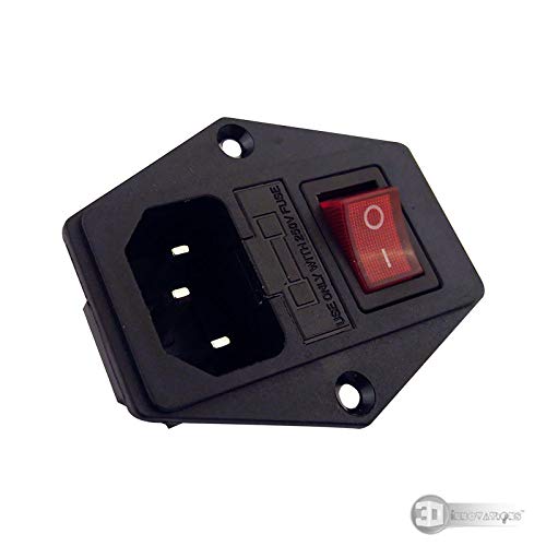 3DInnovations Power Supply Socket Power Connector Socket PSU Switch - 3 ...