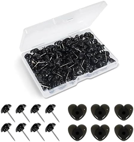 Amazon.com: Mabor Pink Thumb Tacks,100 Pcs Heart Push Pins Cute for ...