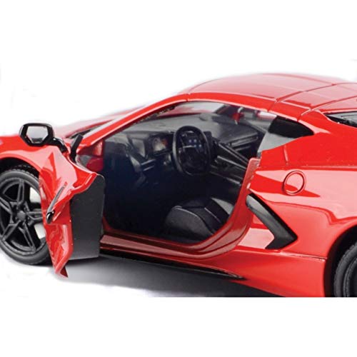 2020 Chevrolet Corvette C8 Stingray Red Timeless Legends 1/24 Diecast ...