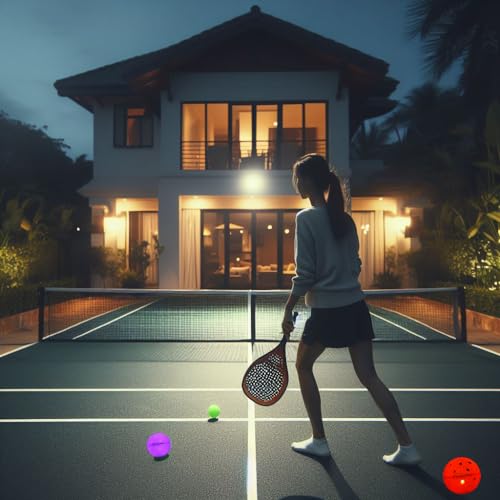 PickleStar Halloween LED Edge-Lit Color Pickleball Paddles Combined ...