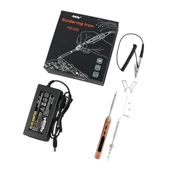 Mini TS100 Digital Electric USB Smart Adjustable Soldering Iron Set 65W ...