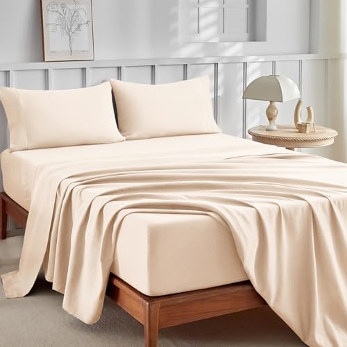 Tokokimo Luxury Hotel Collection Queen Sheet Set - 4-Piece Ultra-Soft ...