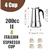 Amazon.com: DITOSH 4 Cup Stovetop Espresso Maker Stainless Steel Moka ...