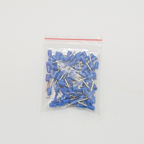 Davitu E1510 100PCS 16AWG 1.5mm2 Long Tube Insulated End Terminal Wire ...