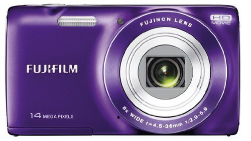 Buy Fujifilm JZ100 14MP Point and Shoot Camera (Purple) with 8X Optical ...