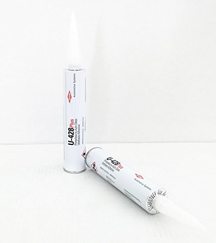 2 Tube of DOW U-428 Plus Auto Glass Windshield Urethane Primerless ...