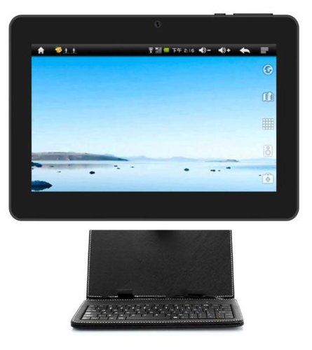 Adcom 3D Tablet 707D /Jelly Bean/Dual Camera/3G-White with Keyboard ...