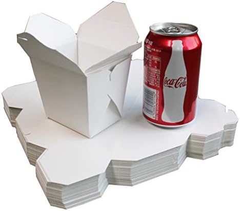 Amazon.com: Paper To Go Boxes for Food [50 Pack - 30 Oz], Cardboard ...