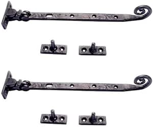 Adonai Hardware "Lachish" Heavy Duty Antique Cast Iron Sturdy Window ...