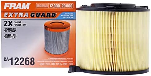 FRAM Extra Guard CA12268 Replacement Engine Air Filter for Select Audi ...