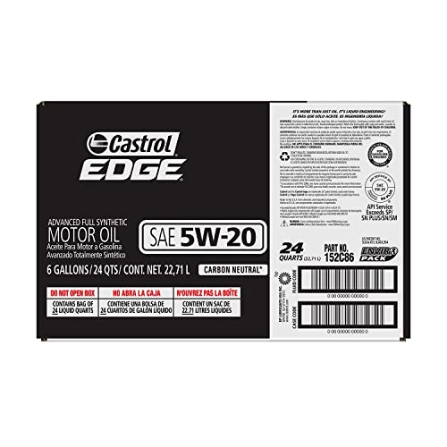 Snapklik.com : Castrol Edge 5W-20 Advanced Full Synthetic Motor Oil