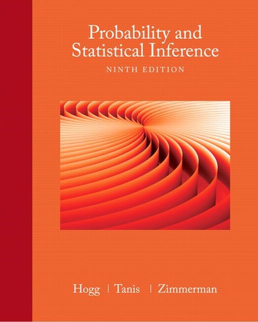 Amazon.com: Probability and Statistical Inference: 9780321923271: Hogg ...