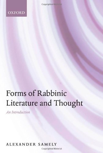 Forms of Rabbinic Literature and Thought: An Introduction - Kindle ...
