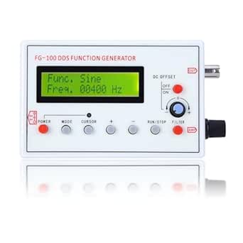 FG-100 DDS Function Generator Sine Frequency 1HZ-500KHz Counter Signal ...