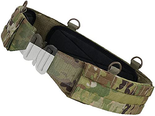 Buy Slim Battle Belt Large/XL w/ Two Rows of MOLLE Webbing for Modular ...
