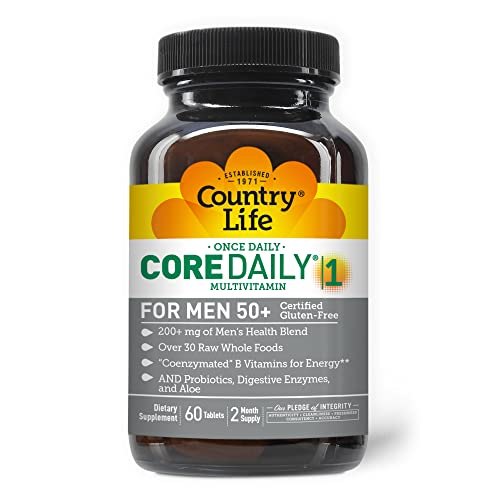 Country Life Core Daily 1 for Men 50 Plus Dietary Supplement, 60 Count ...