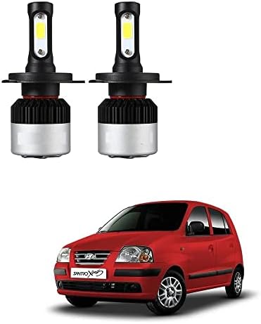 SPREADX Car Headlight bulb set H4 Type High Defination Cob Led Ultra ...