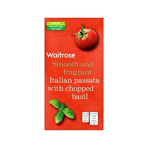 Amazon.com : Italian Passata with Chopped Basil Waitrose 500g - Pack of ...