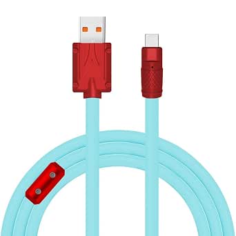 Amazon.com: chubbycable Color Block Chubby - 120W Fast Charging Cable ...