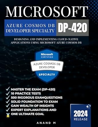 MICROSOFT CERTIFIED AZURE COSMOS DB DEVELOPER SPECIALTY | DESIGNING AND ...