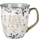 Amazon.com: Christian Art Gifts Set of Four Rustic Stoneware Coffee/Tea ...