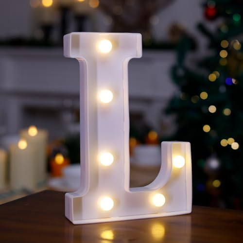 LED Marquee Sign Light Up Letters, 26 Alphabet Light Up Letters Sign ...