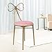 Amazon.com: Modern Stylish Pink Bow Shaped Backrest Princess Chair ...