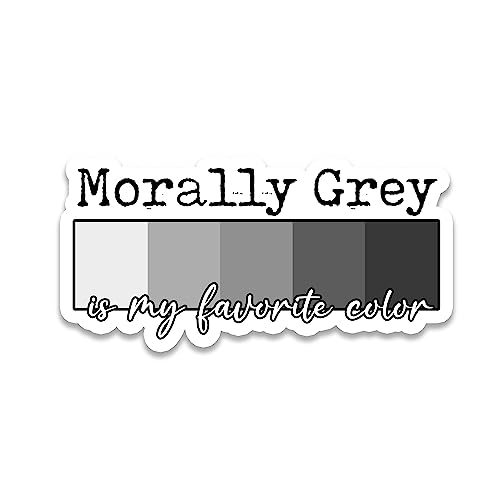 Amazon.com: Miraki Morally Grey is my Favorite Color Sticker, Romance ...