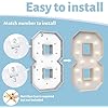 Amazon.com: 4FT Marquee Light Up Numbers 8,Party Decoration Large ...