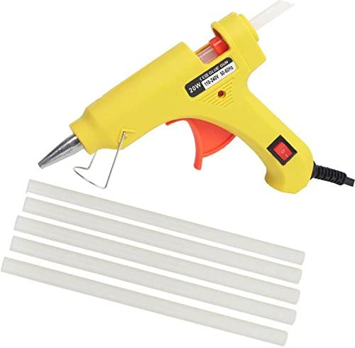 KILO COOL HVAC 20 WATT Leak Proof Glue Gun with 5 Glue Sticks 8 inch ...