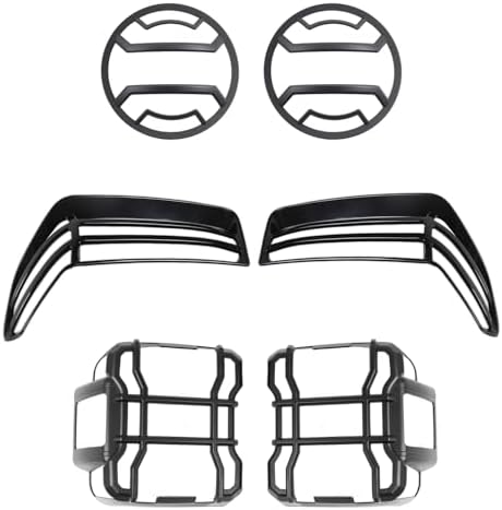 Amazon.com: FSYHKJ Lamp Light Guard Cover Trim for Jeep Wrangler JL JLU ...