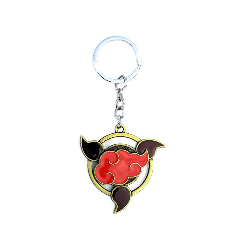 Naruto Akatsuki Mangekyou Red Eye of Sharingan Rotating Spinning Metal ...