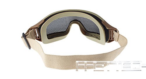 Outdoor Tactical Metal Mesh Goggles - Mud : Amazon.in: Electronics