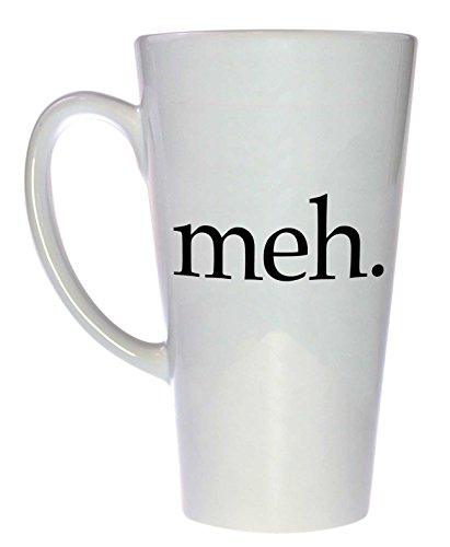 Amazon.com: Meh Tall Latte Coffee or Tea Mug : Handmade Products