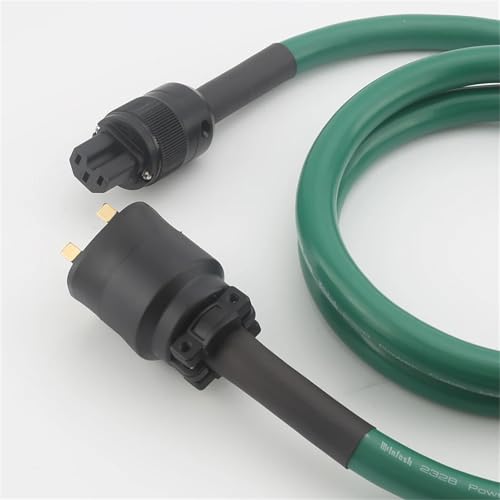 2328 Copper-Plated Silver Mixed Audio Amplifier UK Power Cord HiFi ...