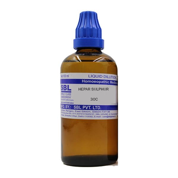 Buy HEPAR SULPHUR 30C 100 ML SBL Online at Low Prices in India - Amazon.in
