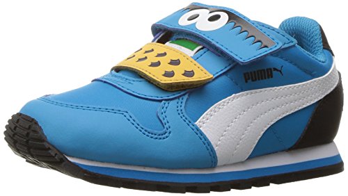 Buy PUMA Kids' Sesame Str ST Runner cm Hoc V PS Chukka, Blue Danube ...