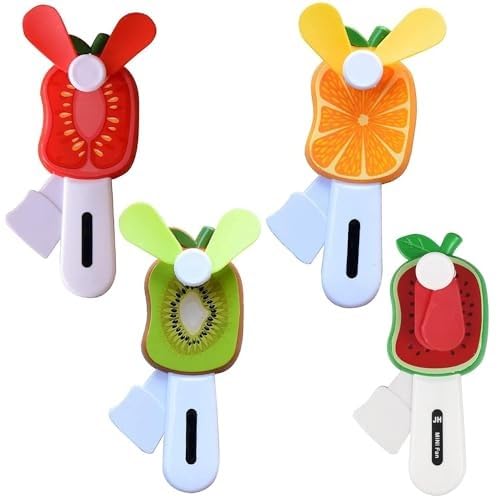 Buy Prancing Unicorn Kid's Hand Pressure Mini Fan Cartoon Fruit Shape ...