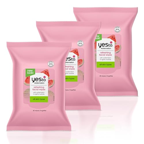 Yes To Face Wipes for Women and Men, Super Skin Recharging Facial ...