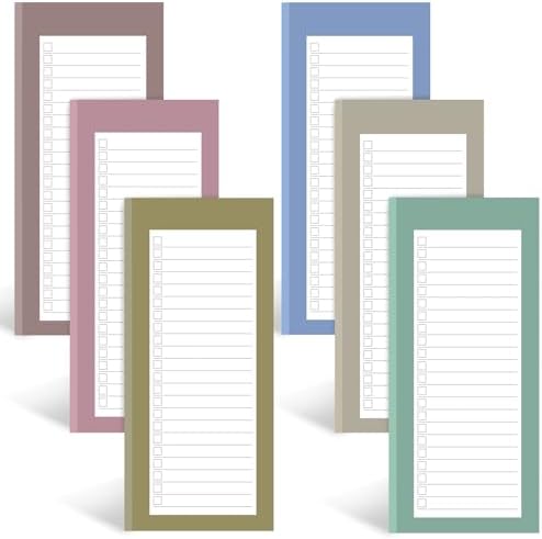Amazon.com : HEYPLACE 6 Pack Magnetic Notepads for Refrigerator, 50 ...