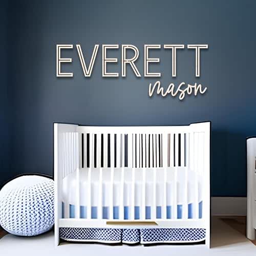 Amazon.com: Custom Wooden Name Sign - Boy Nursery Wall Decor - Boy Room ...