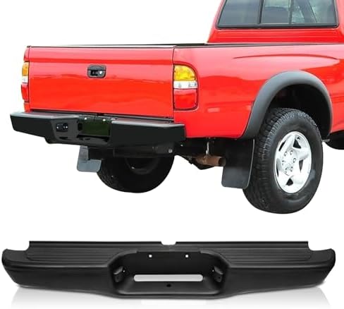 Rear Steel Step Bumper For Toyota Tacoma 1995-2004 Truck Black Complete ...
