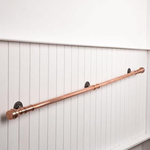 Amazon.com: Copper Handrail Industrial Stair Railing Farmhouse Hand ...