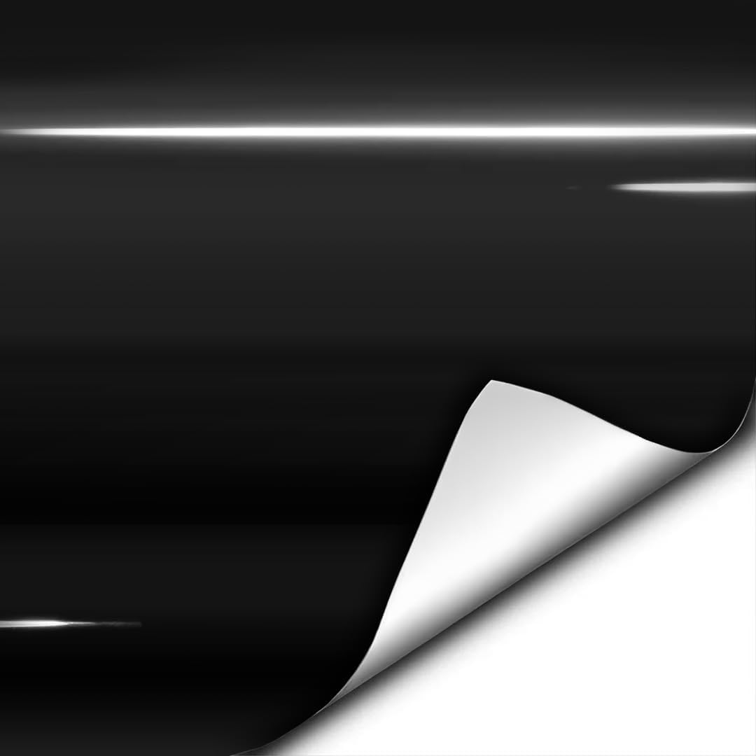 Amazon.com: VViViD Gloss Black Vinyl Wrap Adhesive Film 1/2ft x 5ft Air ...