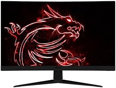 Amazon.com: MSI Optix G32C4W 32" FHD Curved Gaming Monitor, 1500R, IPS ...