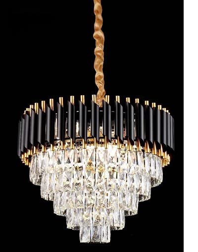 Buy Fioca Modern Diamond Cut k9 Crystal Chandelier with Alloy Metal ...